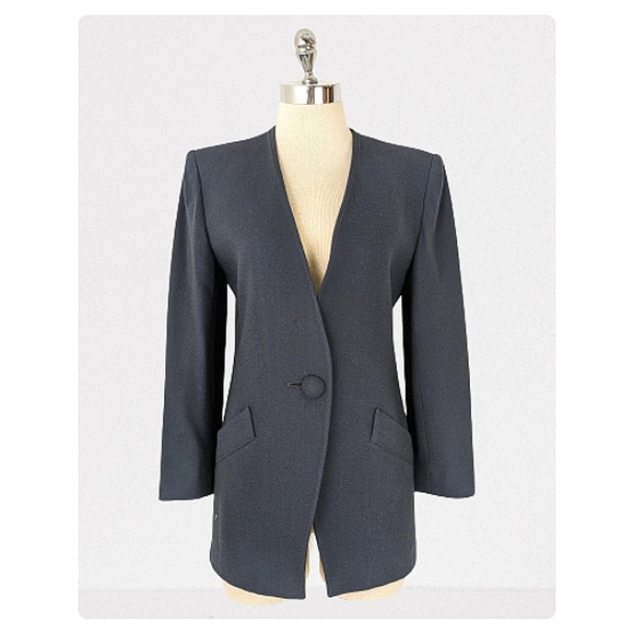 Vintage | Jackets & Coats | Vintage 9s Minimal Blazer | Poshmark